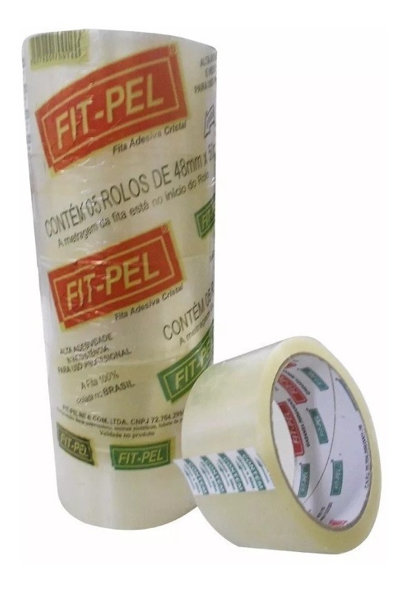 Fita PVC Transparente – Danpel Papelaria e Informática